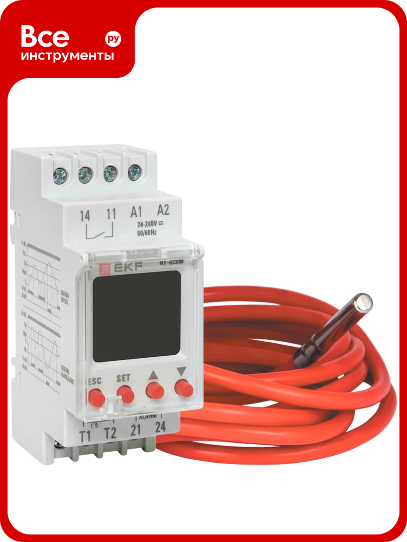 Реле температуры с дисплеем EKF -25.+130 С PROxima RT-820M