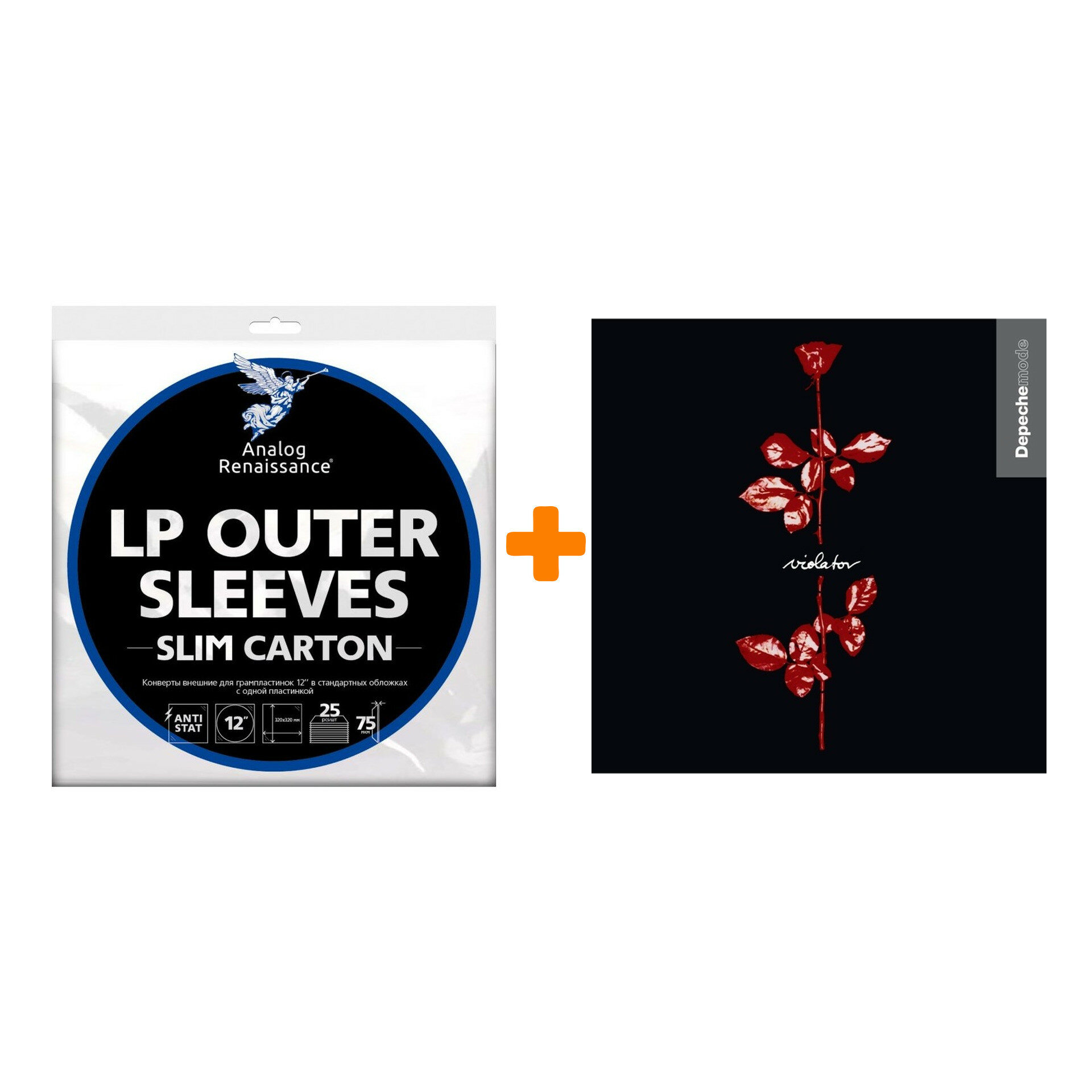 Depeche Mode Violator LP + Конверт внешний 12" Slim Carton 25шт