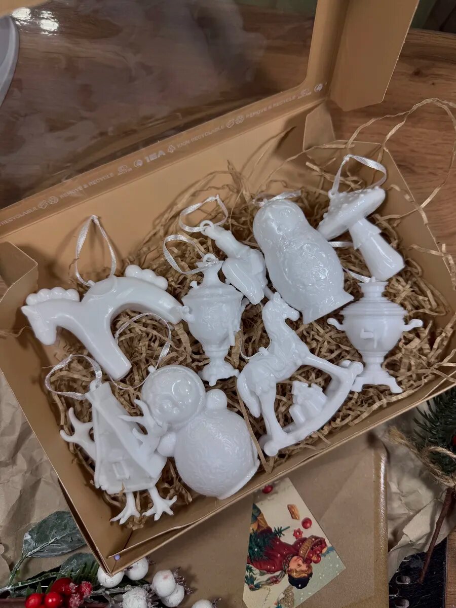 Набор украшений Зимняя сказка: 9 предметов