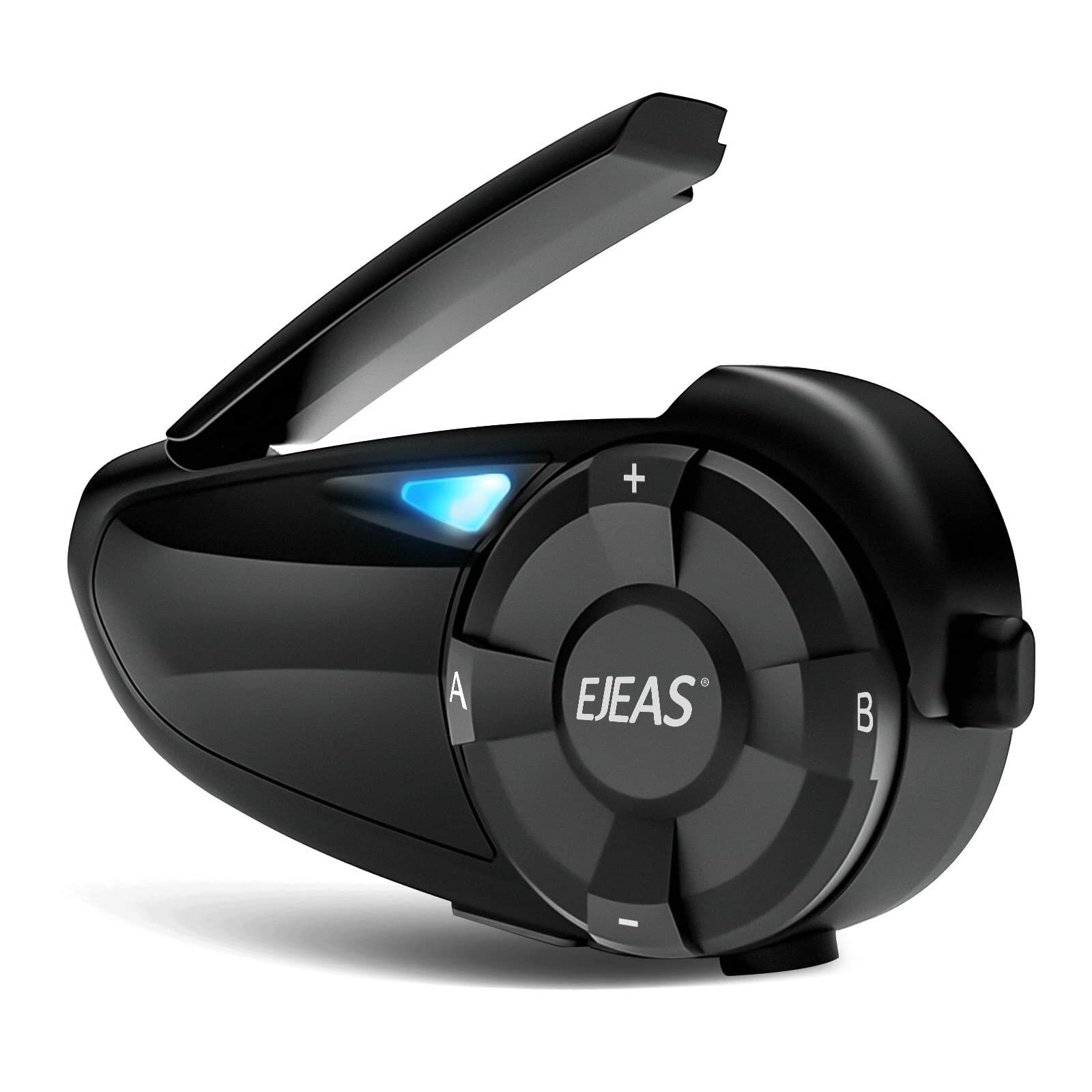EJEAS Q7 гарнитурный Bluetooth-интерком для мотоциклетных шлемов с шумоподавлением CVC, версия Bluetooth 5.1, поддерживает подключение до 7 райдеров, для снегоходов/внедорожных мотоциклов, 1 упаковка
