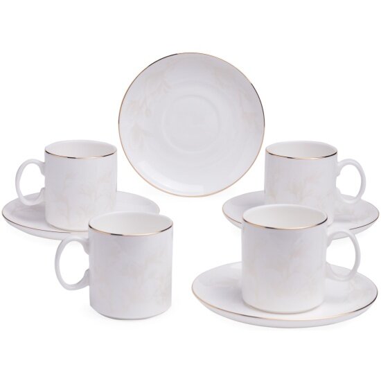 Кофейный набор Lefard "Медиссон" 4 персоны, 8 пр, 120 мл