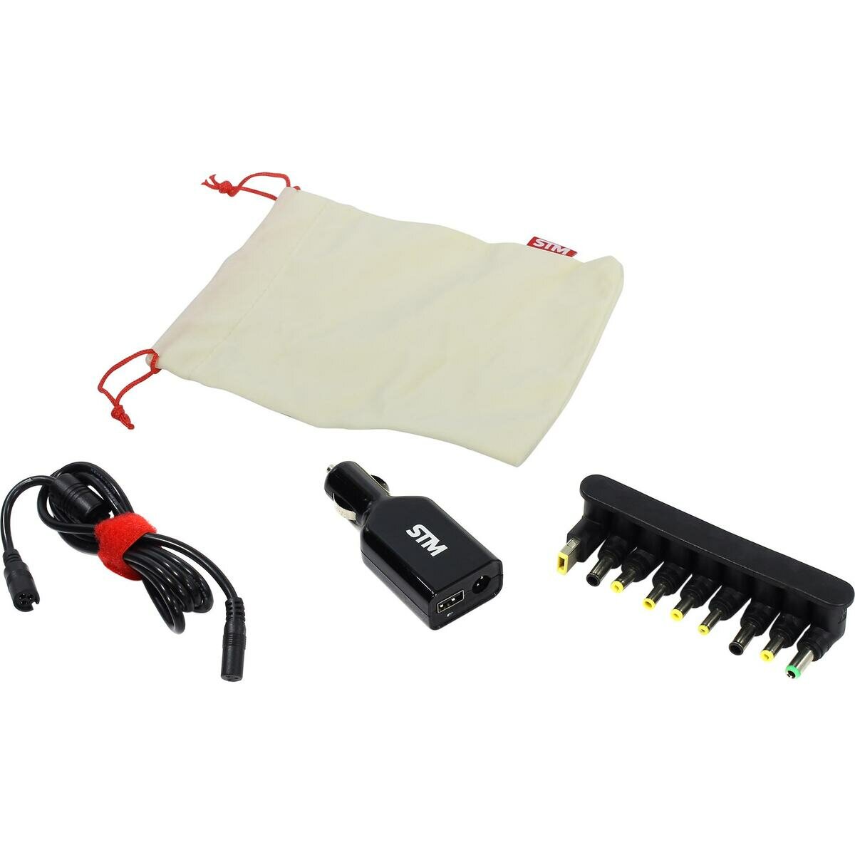 STM CL 90 блок питания (15-19.5V, 90W, USB)+9 сменных разъёмов питания