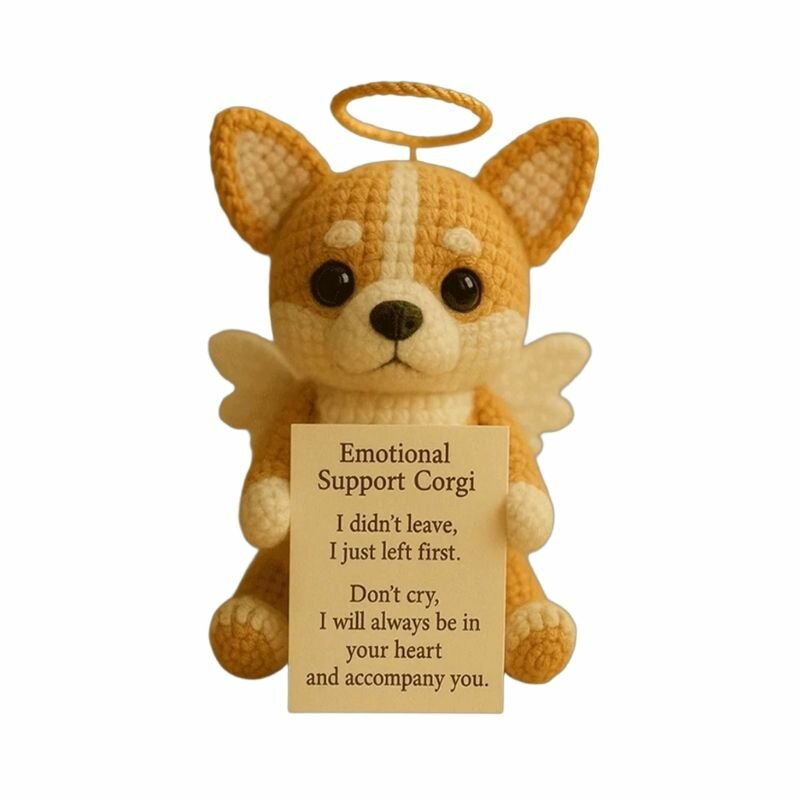 Вязаная Кукла Для Эмоциональной Поддержки Собак-Corgi