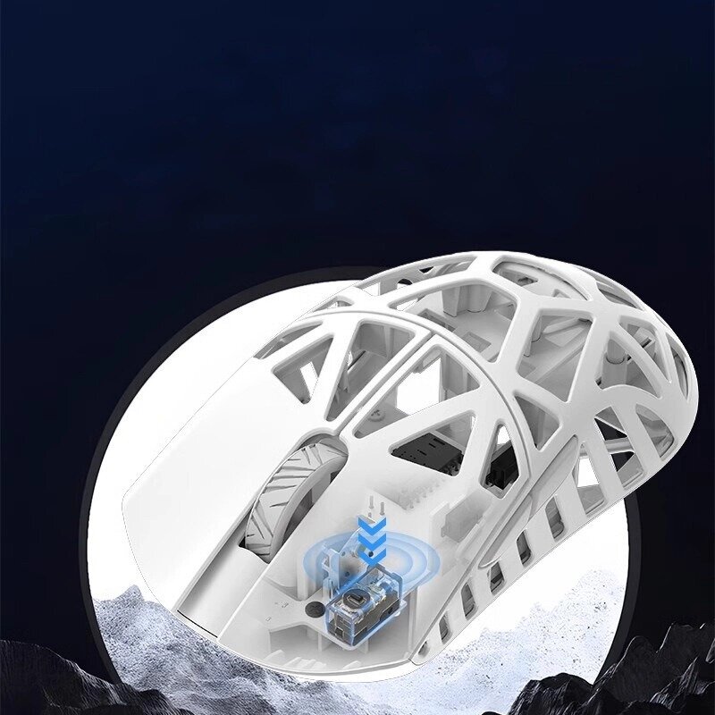 Игровая мышь WLMOUSE "Beast X" pro 8k, Bluetooth, беспроводная, Официальный оригинал, белый