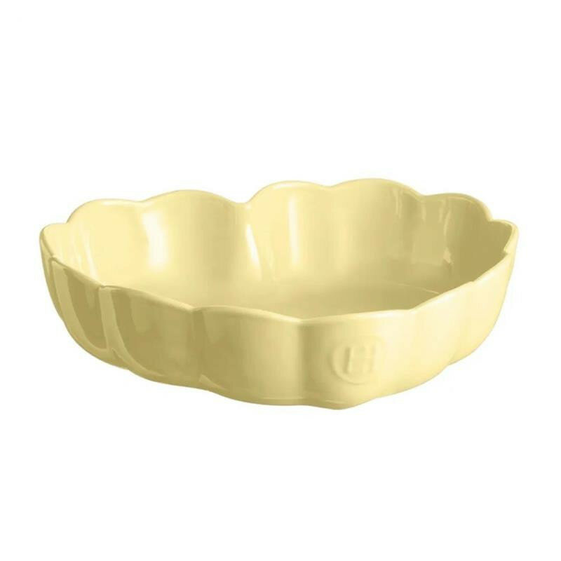 Emile Henry Форма для выпечки Madlen "Сердце" 26.5 см, ваниль, керамика (896153)