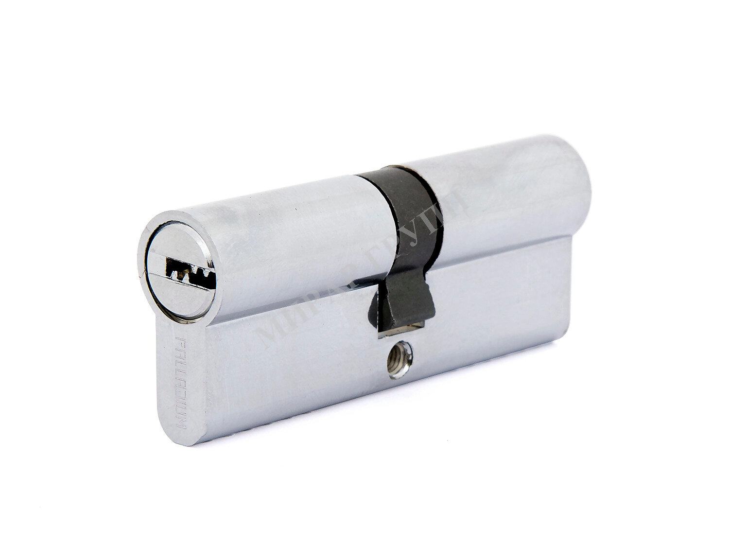 Цилиндровый механизм (личинка для корпусов замков, входных и межкомнатных) Palladium (Китай) ключ-ключ серии ZN хром 40/40