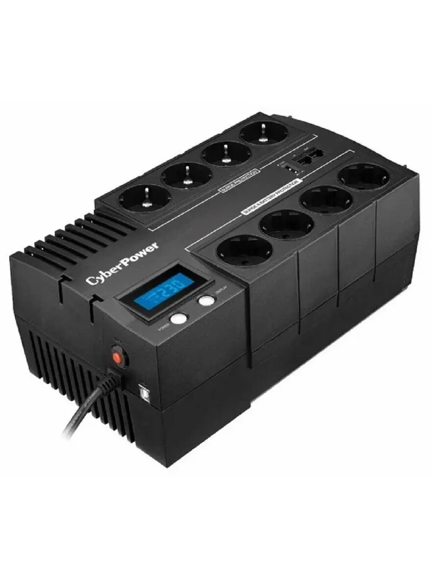 ИБП BR1200ELCD 1200VA 720W, 8хSchuko 2xUSB(A, B) 2xRJ11-RJ45