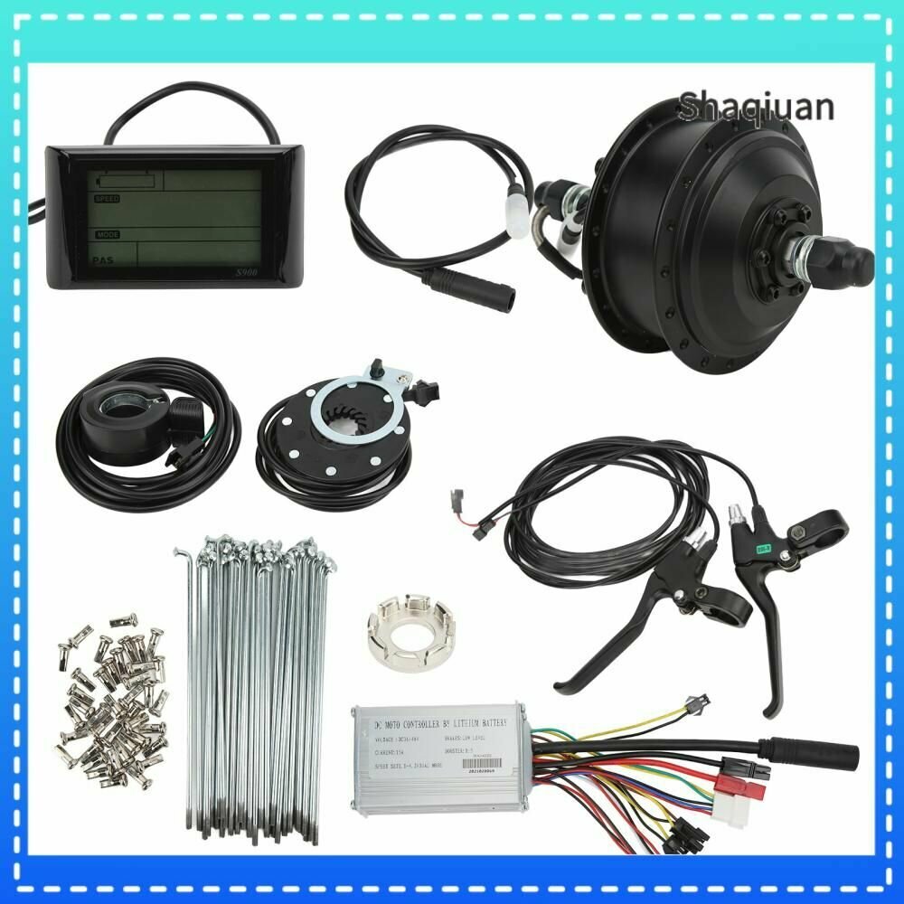 48V 250W комплект для электрического велосипеда, алюминиевый и прочный, для переоборудования горных велосипедов и самокатов