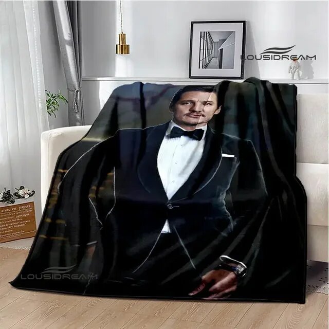 Детское теплое фланелевое одеяло с принтом Хосе Педро Бальмаседа Паскаля, мягкое и удобное, для дивана-кровати, дорожное одеяло, подарок на день рождения