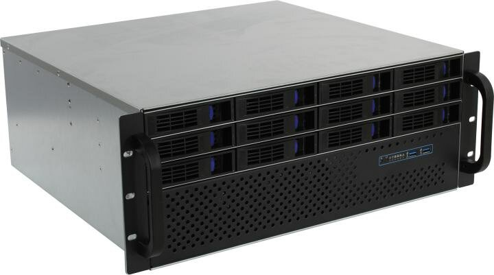 Никс 4U (Z0978604) Core Ultra 7 265K/32 ГБ/2 x 1 Тб SSD/8 x 4 Тб HDD/Aspeed AST2500