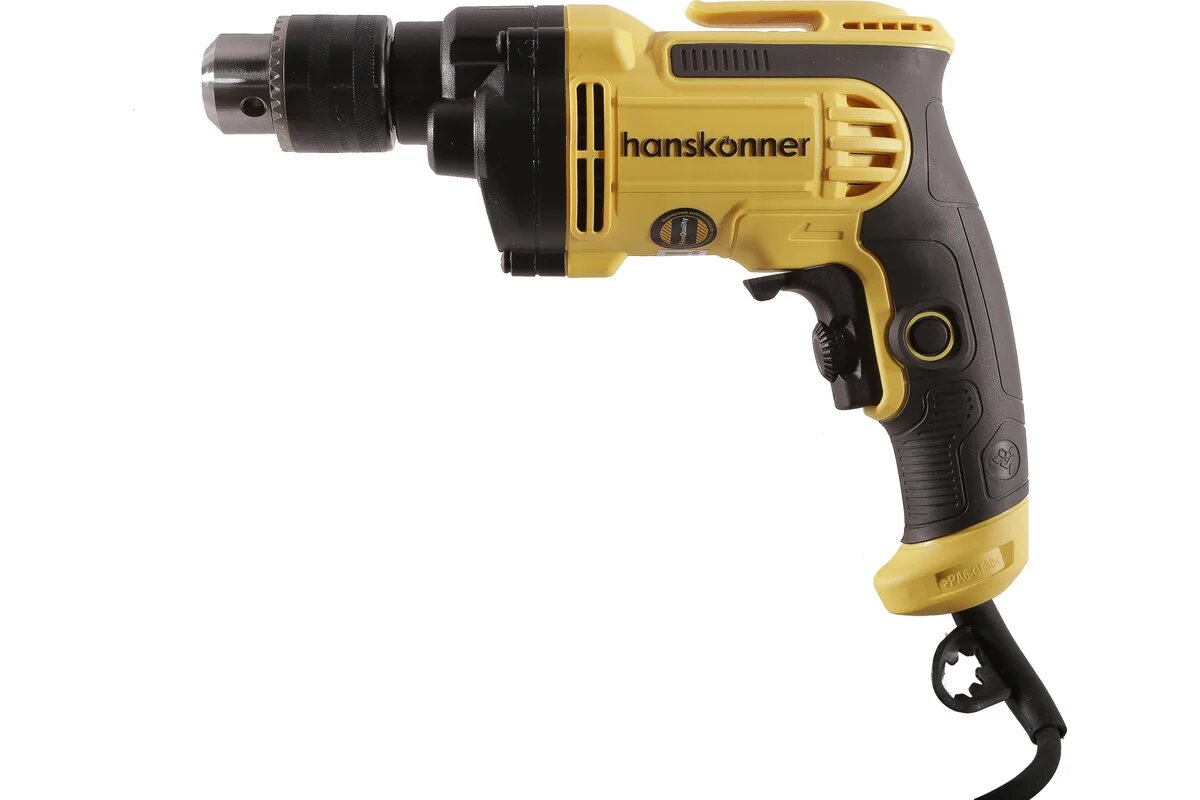 Дрель Hanskonner Platinum, электрическая, 700 Вт, патрон 13 мм