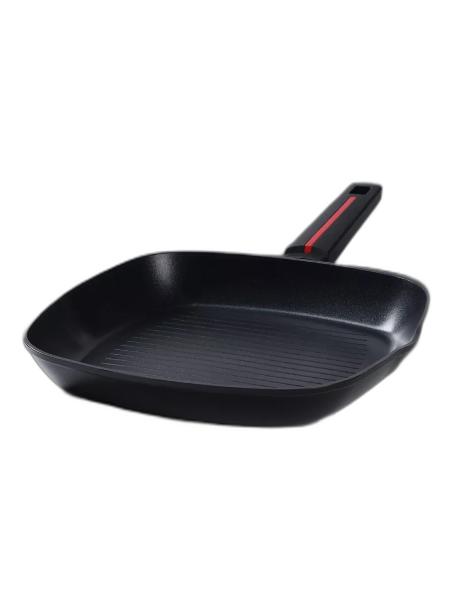 Сковорода гриль квадратная 28×28 см