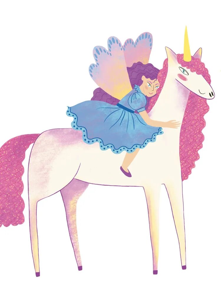 Игрушка для сна DreamUs "Единорог", флис, гипоаллергенный, мягкая, для сна