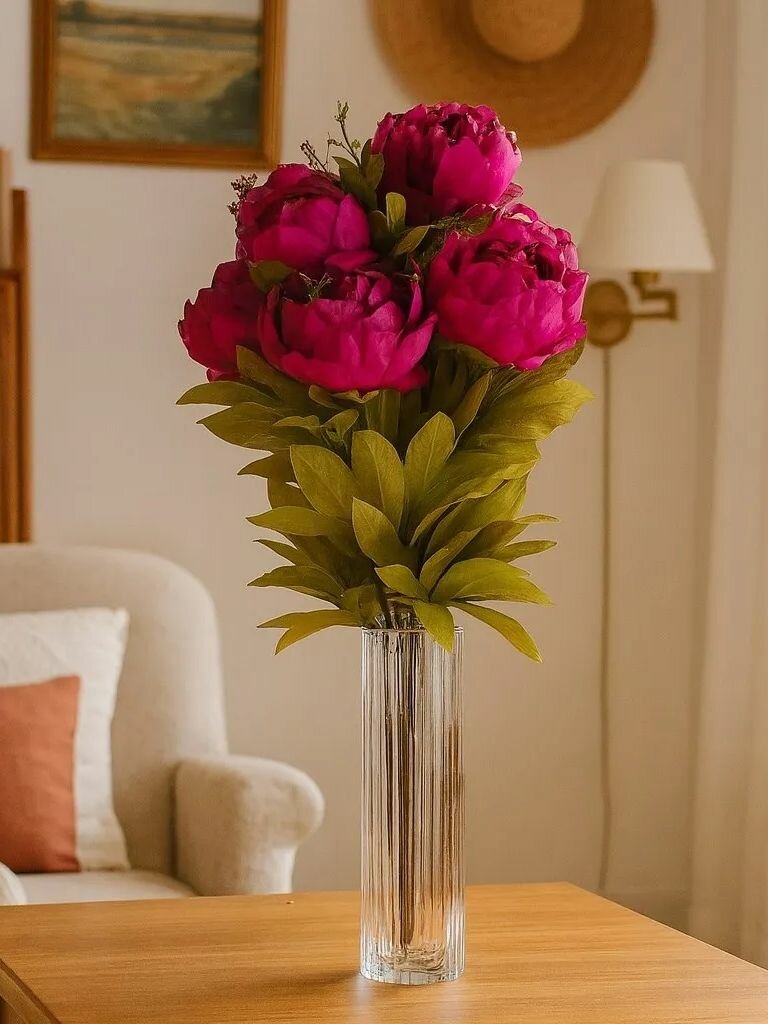 Букет искусственных пионов цветы для декора