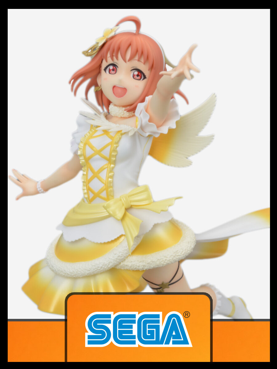 Оригинальная фигурка Chika Takami от Sega из аниме Love Live! / Чика Таками «Живая любовь! Солнечный свет!» 22 см