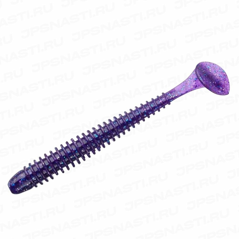 Силиконовые приманки для рыбалки Keitech Swing Impact, 4.5 inch, EA #04 Violet / Японские приманки Кейтеч