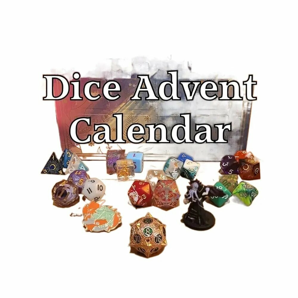 DND кости Адвент календарь