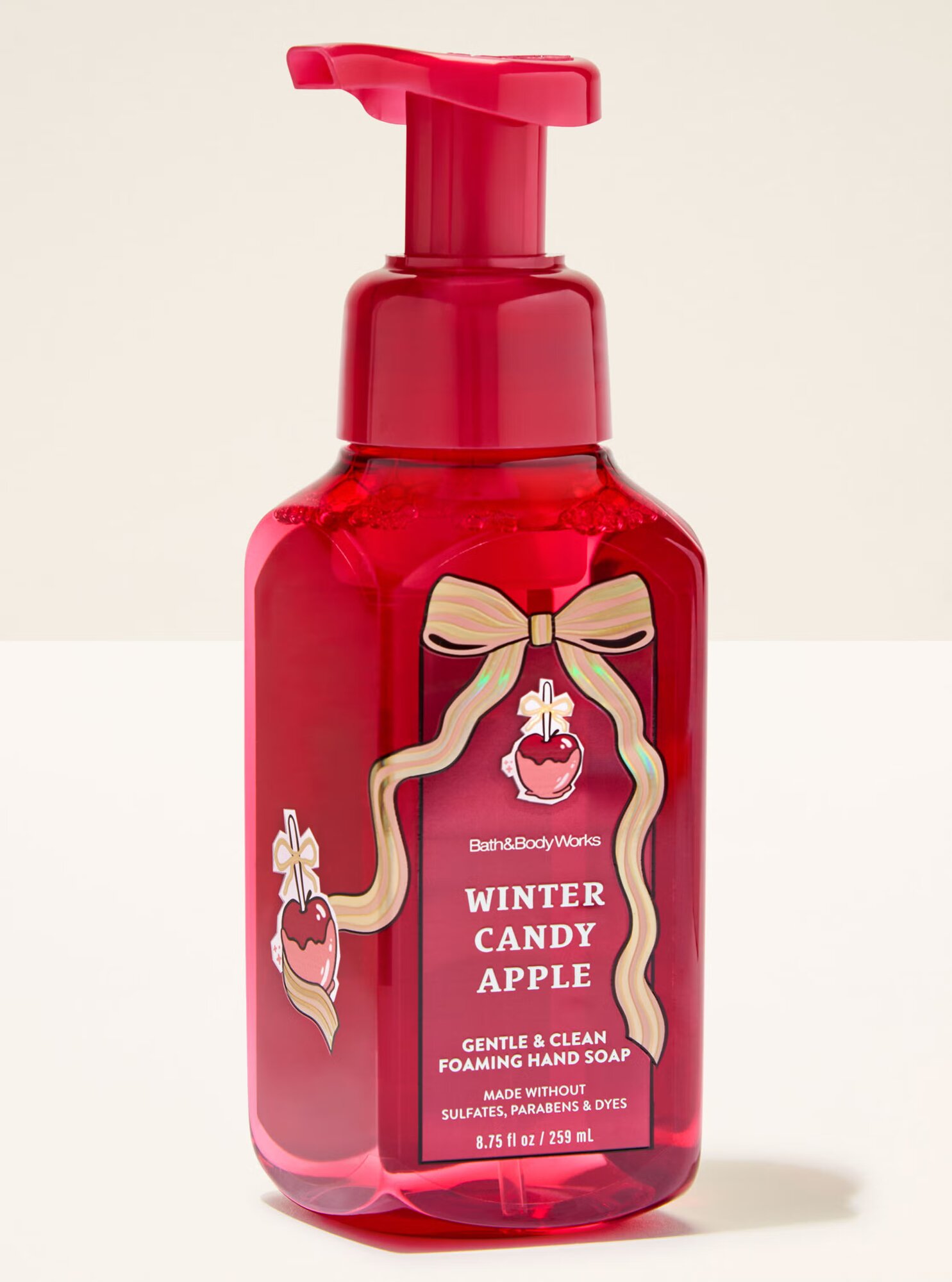 Bath and Body Works мыло-пенка для рук, 259 мл, Winter Candy Apple