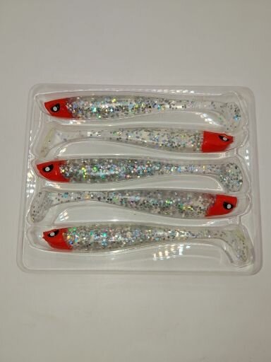 Виброхвосты LUCKY JOHN BASARA SOFT SWIM 4", 95мм, 4г, мягкая приманка