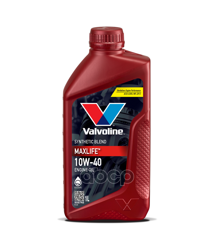 Valvoline Масло моторное VALVOLINE MAXLIFE 10W-40 1L