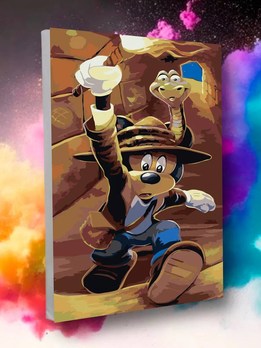 Картина по номерам Микки Маус