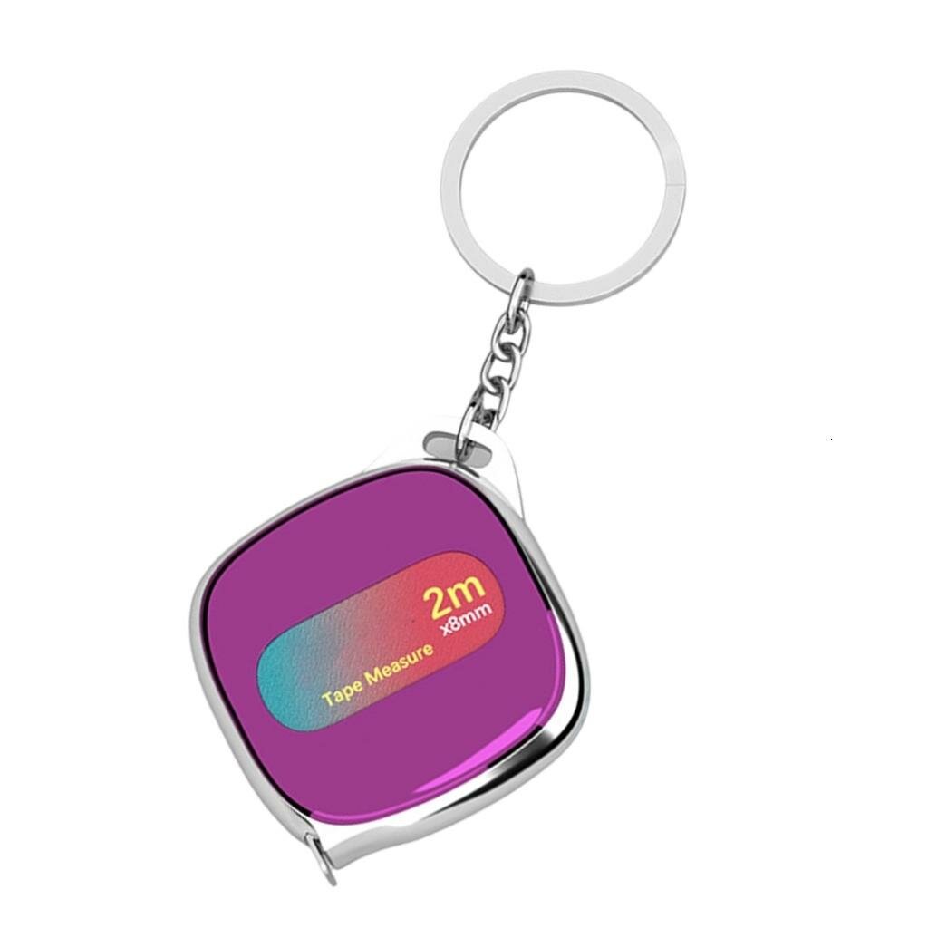 Мини-цветная линейка длиной 2 метра-фиолетовая