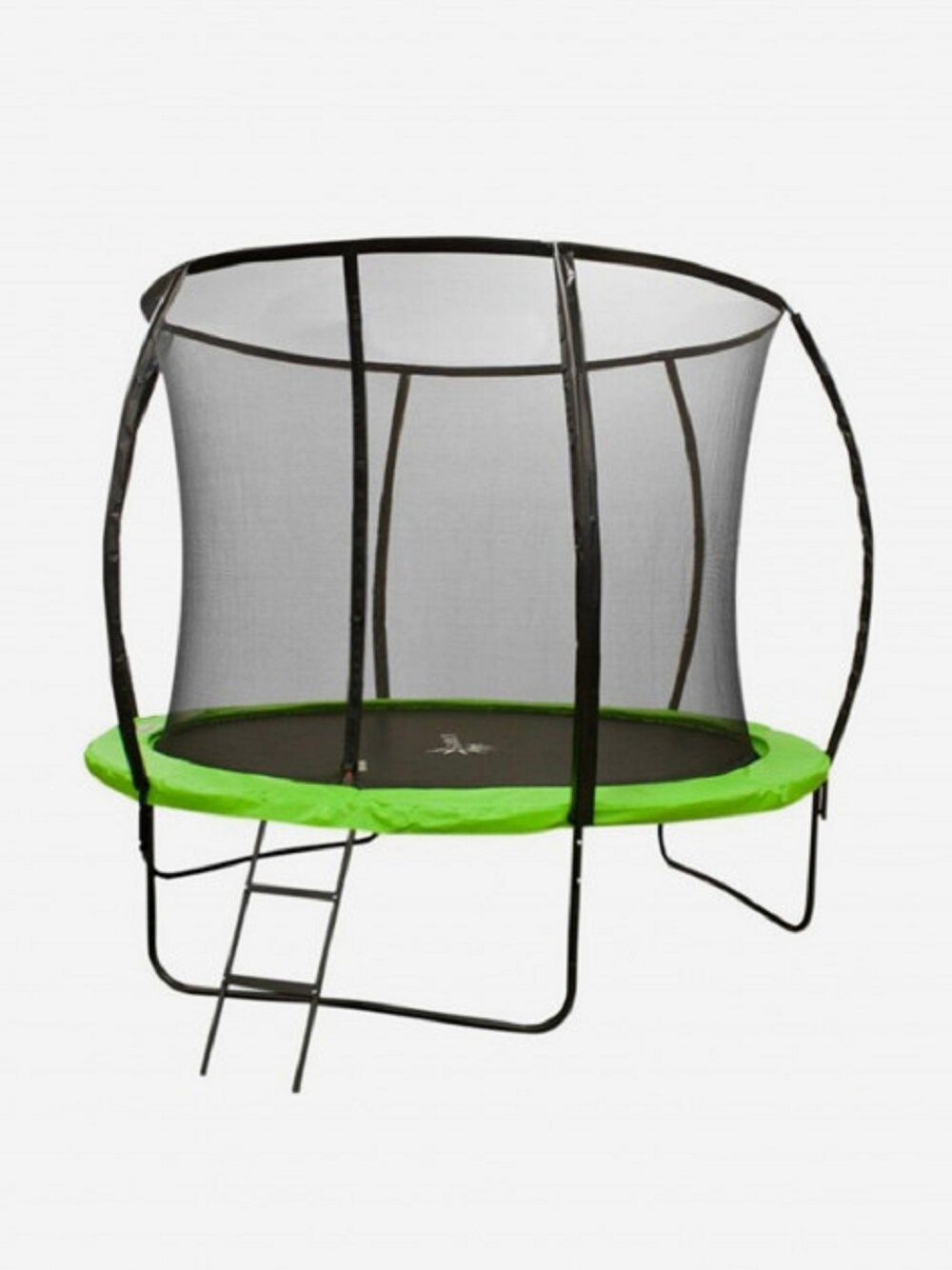 Батут SUNDAYS "CHAMPION PREMIUM" D312, с сеткой и лестницей, зеленый