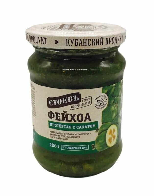 Стоевъ Фейхоа протертая с сахаром 280 г