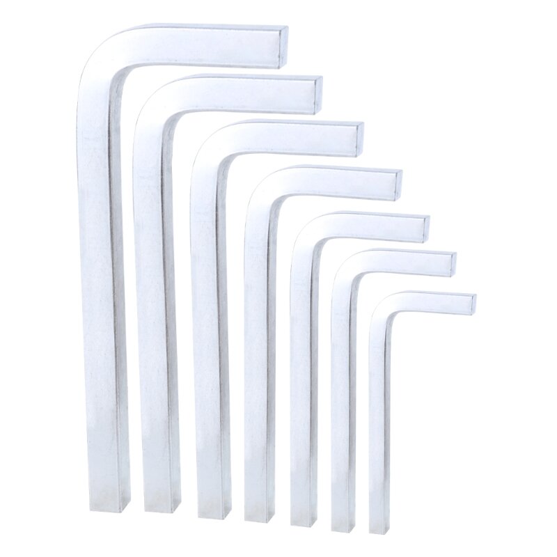 1 комплект из 7 предметов, Г-образный ключ квадратной формы 3 ~ 10 мм для дверей и окон, отвертка с четырьмя углами