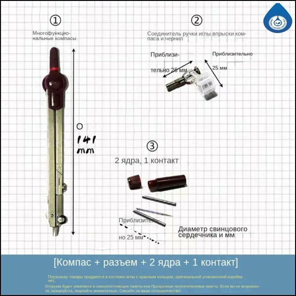 Rotring Циркулярный калибр, чертежные инструменты