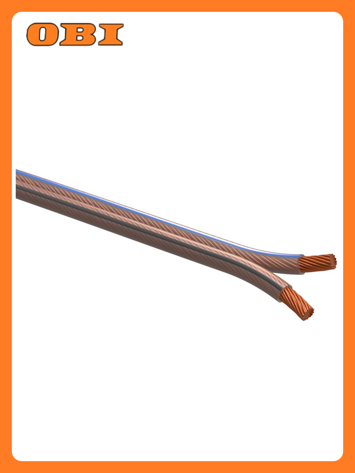 Акустический кабель ERA 2х1,50 мм2 прозрачный 5 м