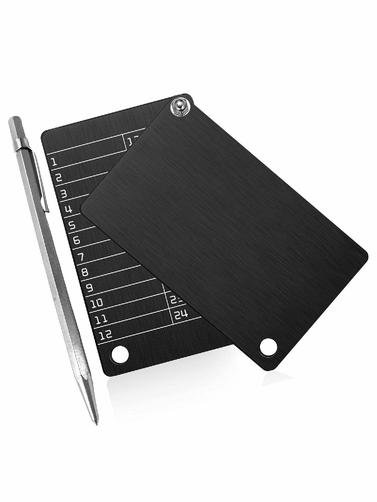 Hotop 2 зашифрованных кошелька с 1 металлической ручкой-маркером