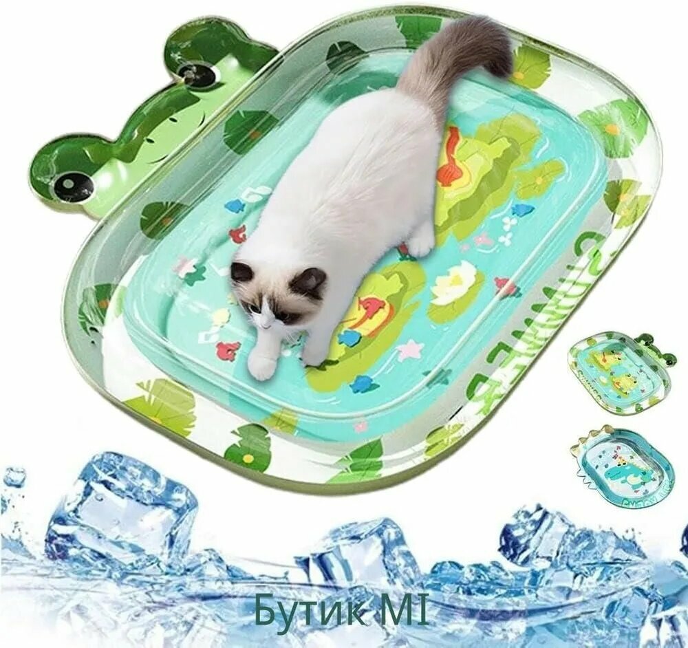 Утолщенный охлаждающий коврик для собак и кошек , портативный летний мат с игровой поверхностью антицарапин, для дома и путешествий