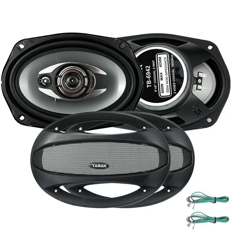 Автомобильный динамик для двери 4x6x9 дюймов, коаксиальный, полнодиапазонный (высокие, средние, низкие частоты), для