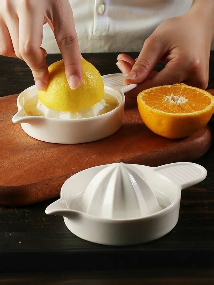 Керамическая ручная соковыжималка бытовая свежевыжатая лимонно-апельсиновая добавка для детского питания мини-инструмент для соковыжималки-lepan