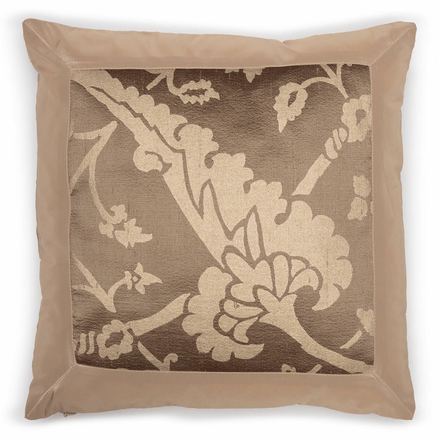 Подушка декоративная Art&Decor на молнии, 40х40, 100% шелк, ручная шелкография