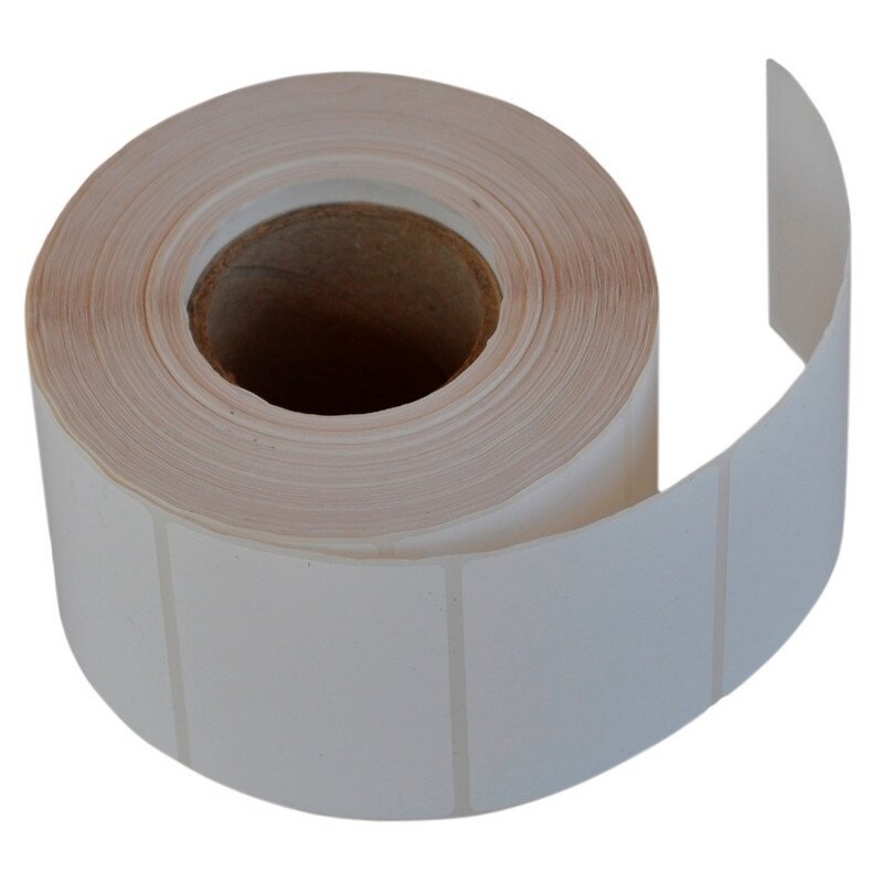 Этикетки самоклеющиеся КНР термотрансферные, полипропилен, 43х25 мм, 1000 шт