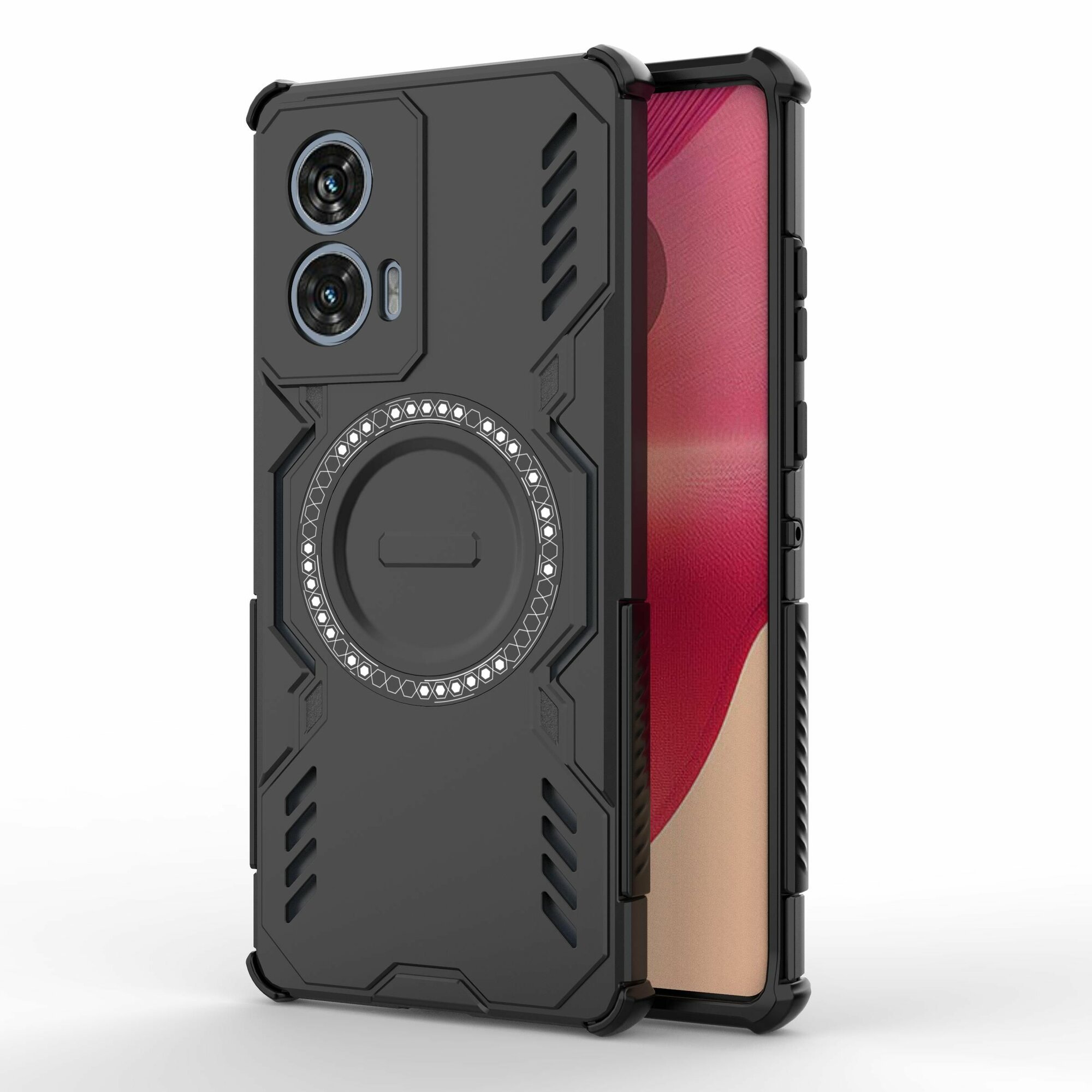 Защитный чехол Space Shell Magnetic Case для Moto Edge 50 Fusion черный