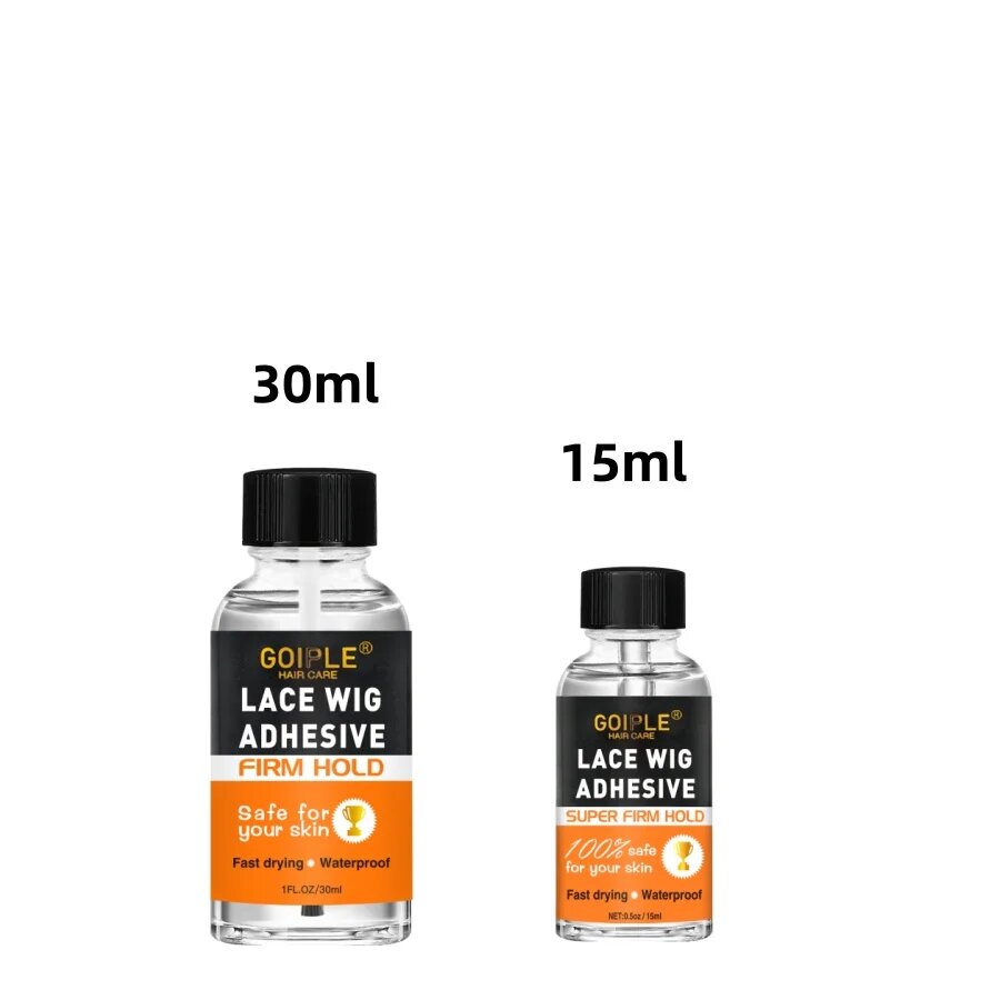 Клей Для Париков GOIPLE 15 Мл, Быстросохнущий, Водостойкий, Натуральный, Невидимый, Для Ухода За Волосами И Аксессуаров