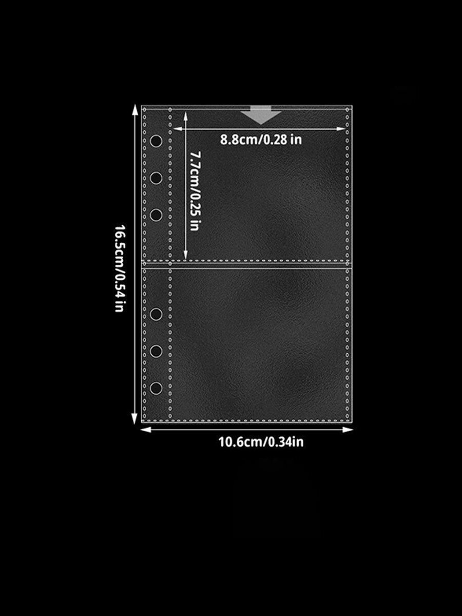 Файлы-вкладыши A6 на 6 колец 2 кармана (Матовая модель)