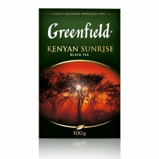 Чай Greenfield Kenyan Sunrise 100 г, листовой черный