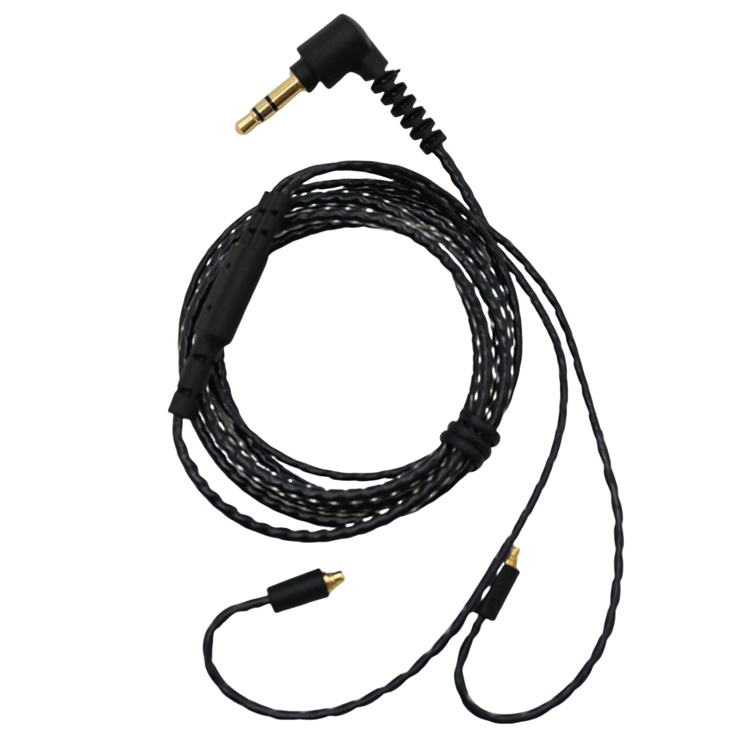 3.5mm Проводные Наушники Кабель Разъемный Замена Кабеля Наушников MMCX Коннектор для Shure SE215 SE315 SE425 SE535 SE846 UE900 Наушников Черный Длина Кабеля 1.2м Вес 13г