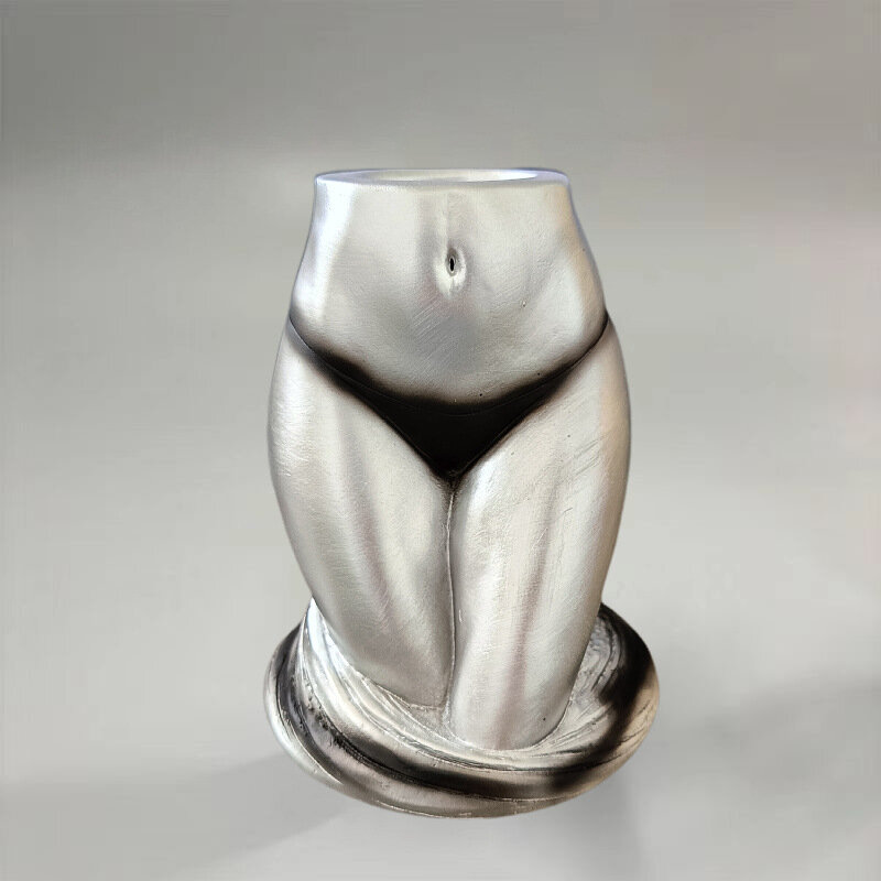 Сексуальная красота цилиндрический настольный орнамент для дома, гостиной, бара, необычная женская статуэтка, модель из смолы