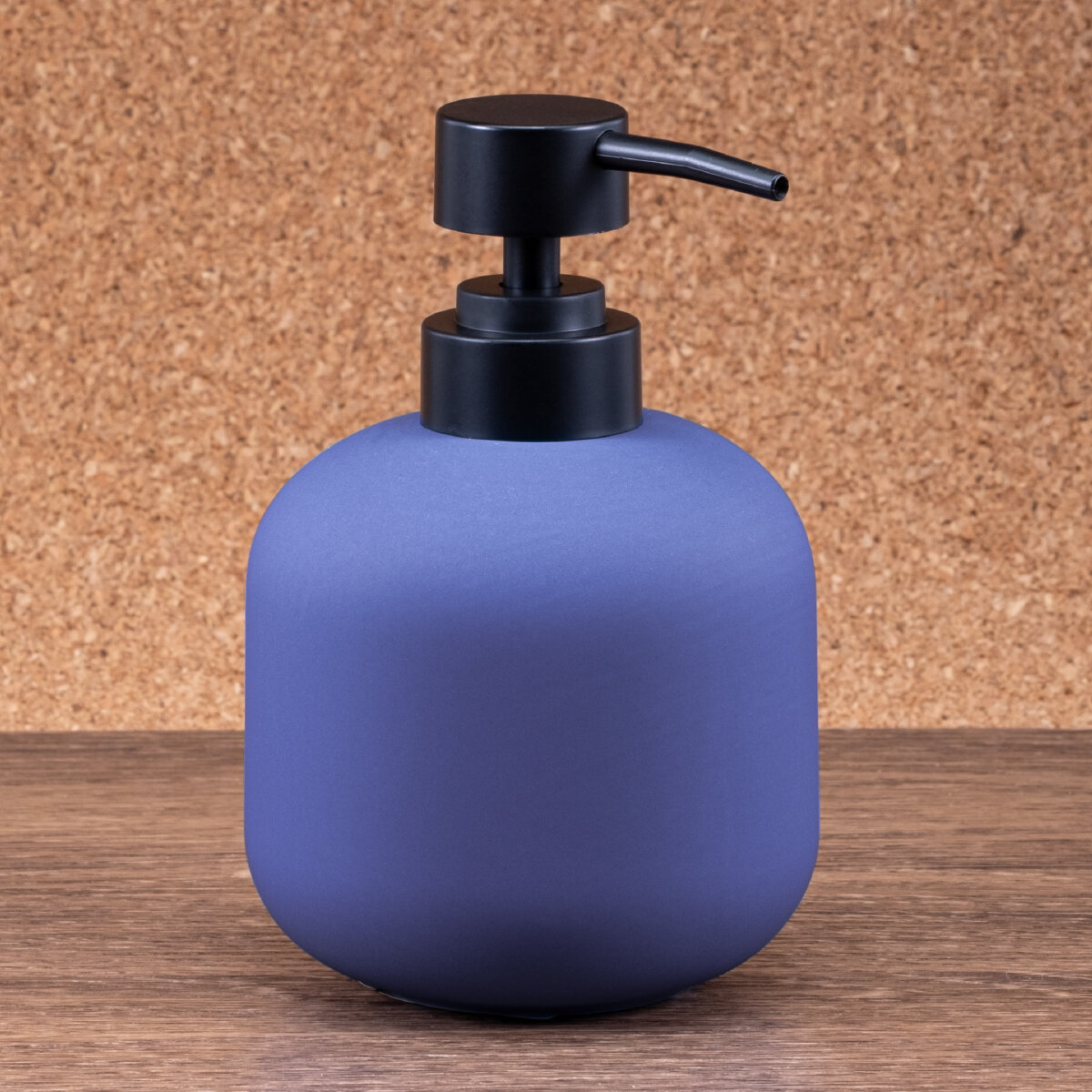 Дозатор для жидкого мыла керамический, 400 мл Terapy синего цвета