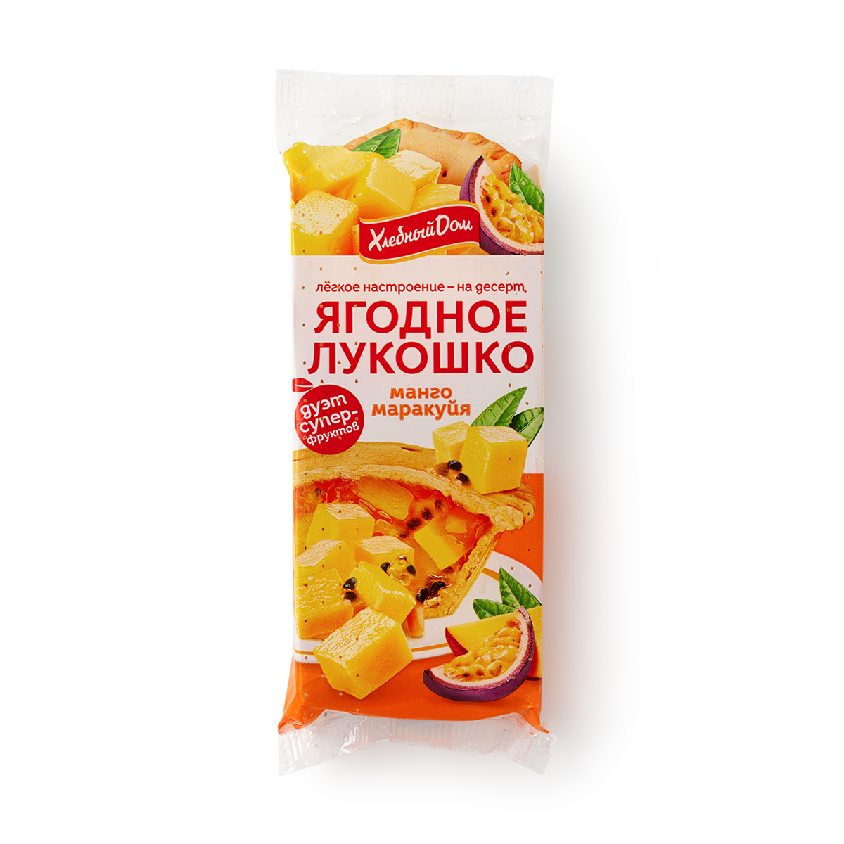 Кекс Ягодное лукошко «Хлебный дом» с начинкой из манго и маракуйи