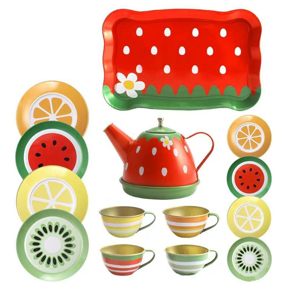 Игрушечный сервиз для девочек, игра в чаепитие и дочки-матери, комплект для детского сада