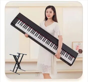 88-клавишный акустический синтезатор, деревянный с педалью сустейна, двойной Bluetooth