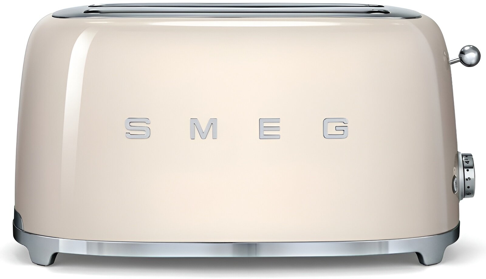 Тостер SMEG TSF02CREU, регулировка степени обжаривания, подогрев, разморозка, 4 ломтика хлеба