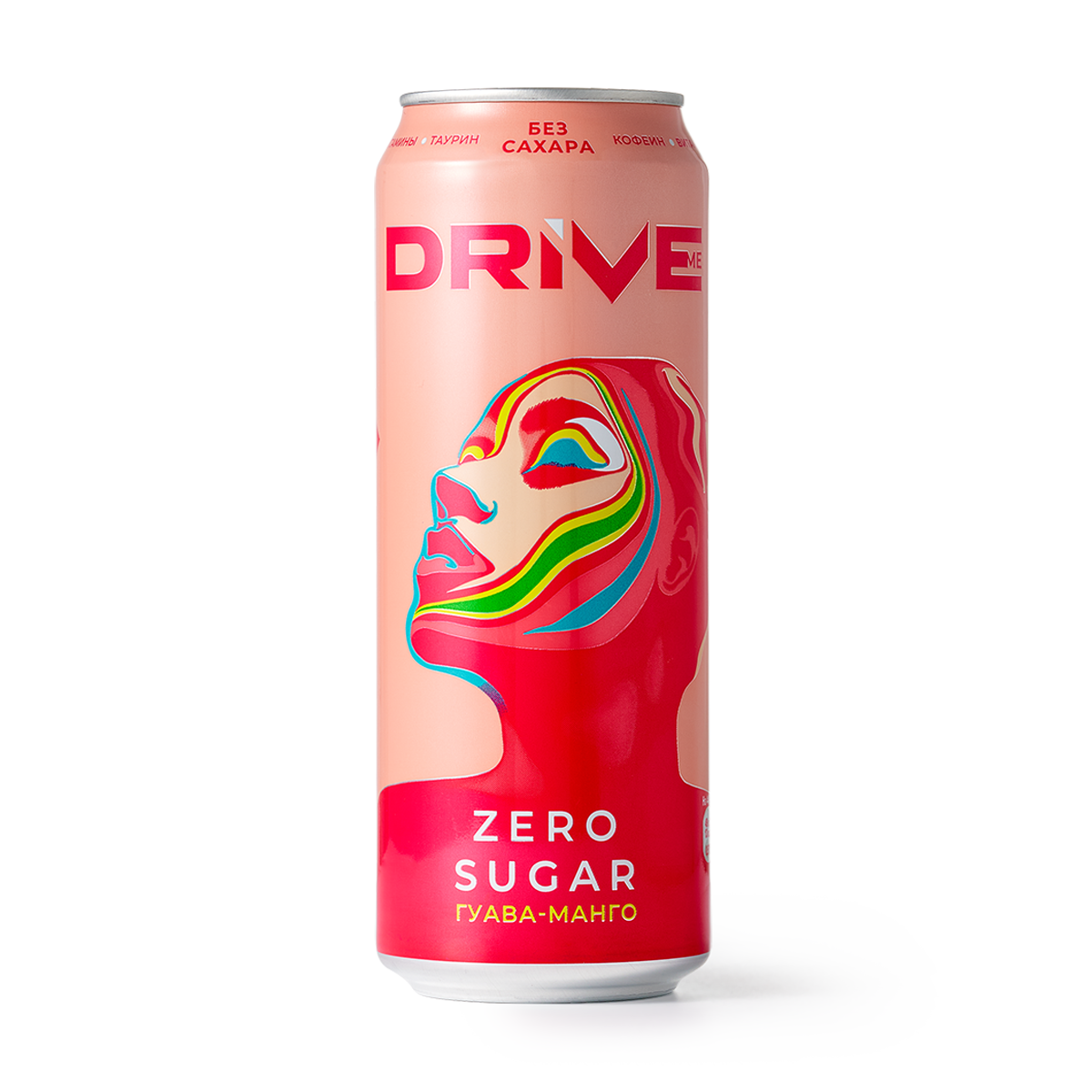 Энергетический напиток Drive me, манго, без сахара, в металлической банке, 449 мл