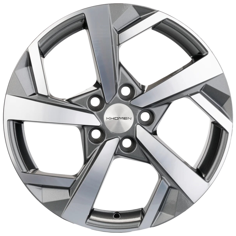 Диск колесный Khomen Wheels KHW1712 (i40) 7,0x17 5x114,3 Dia67.1 ET45 цвет Gray-FP